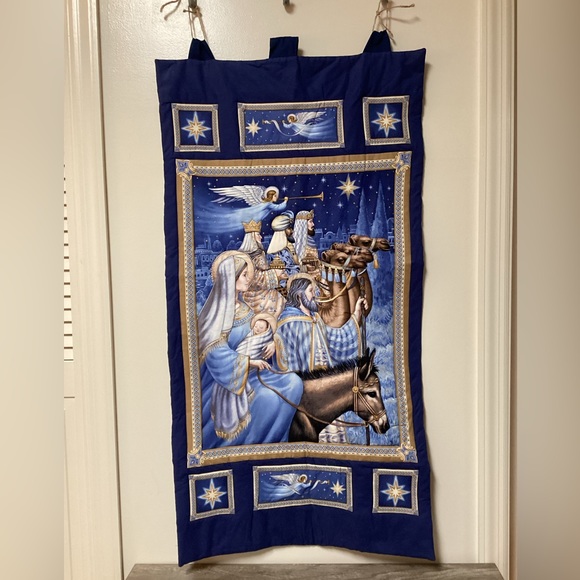 Holiday | Vintage Nativity Scene Tapestry Wall Hanging | Poshmark